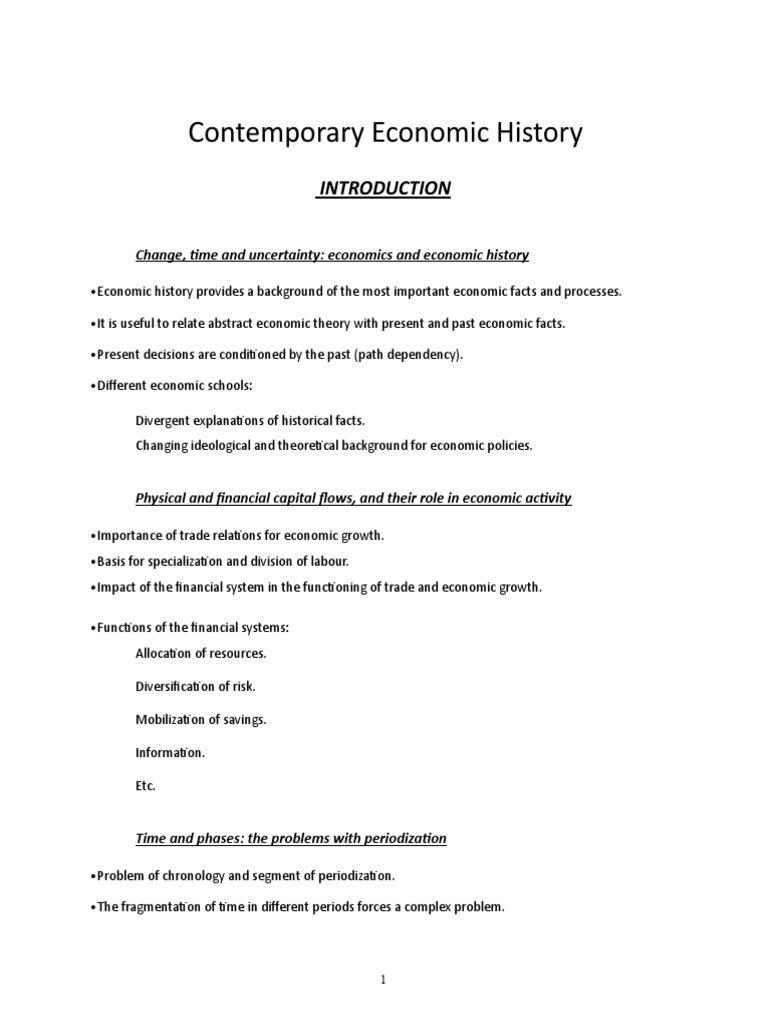 Economic History: Globalization Insights | PDF | Gold Standard ...