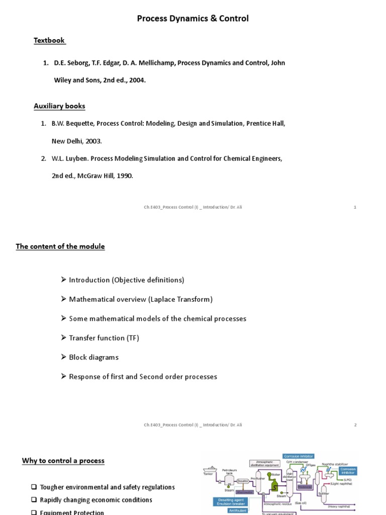 Process Dynamics & Control: Textbook | PDF | Control Theory | Control System