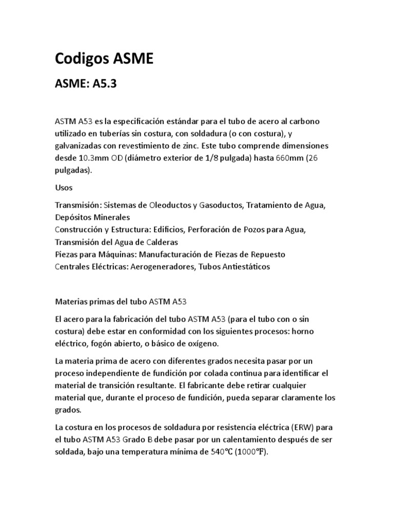 Codigos ASME | PDF | Soldadura | Construcción