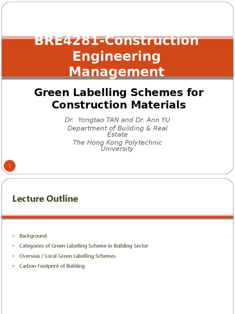 BRE4281 - Green Labelling Schemes For Construction Materials 2019-20 ...