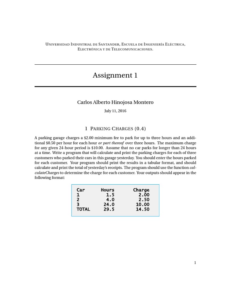 Assigment I PDF | PDF | Computers