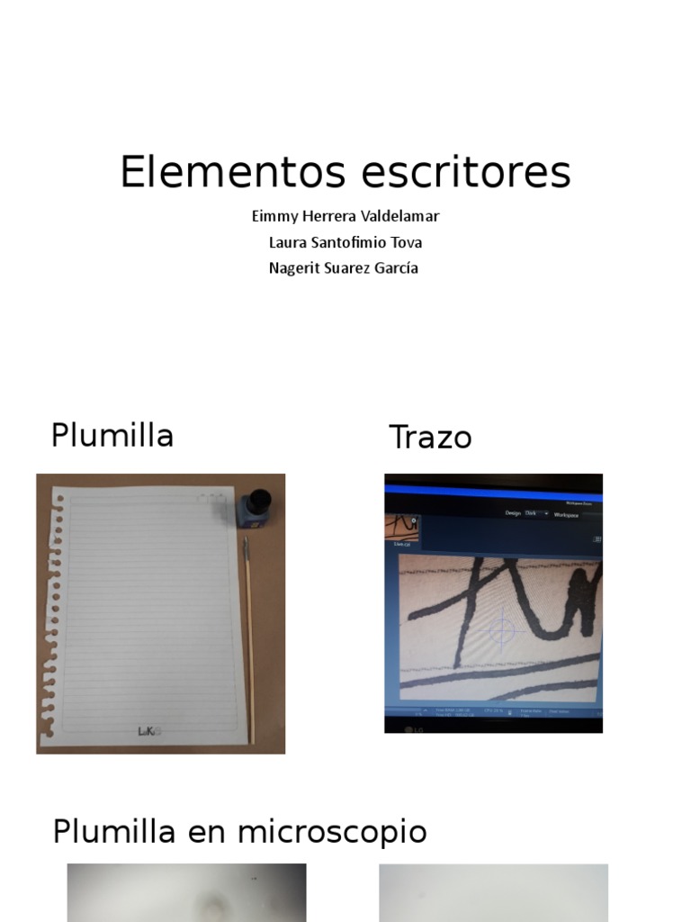 Elementos Escritores | PDF