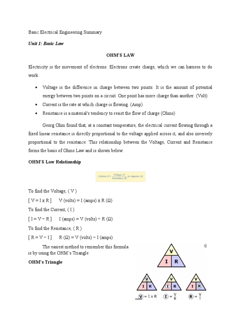 Ohms | PDF