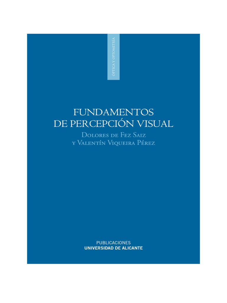 Fundamentos de Percepción Visual | PDF | Percepción visual | Sistema visual