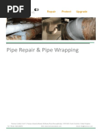 RTR Pipe Line Install & Repair Procedure | PDF | Adhesive | Pipe (Fluid ...