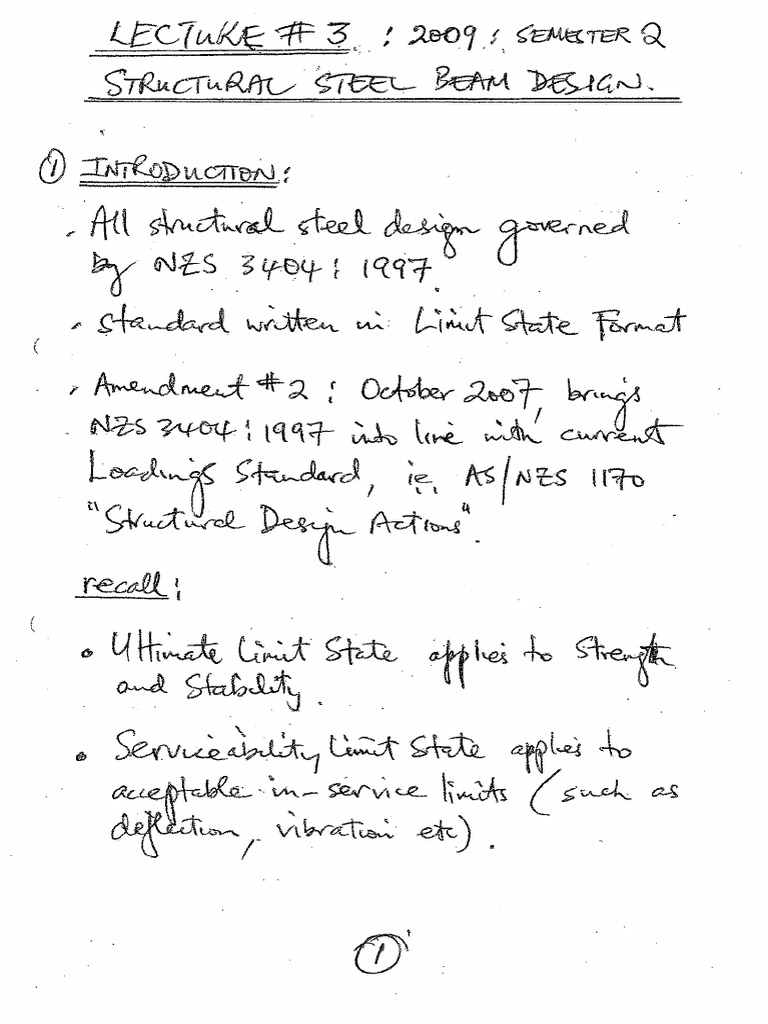 Structural Steel Beam Design | PDF