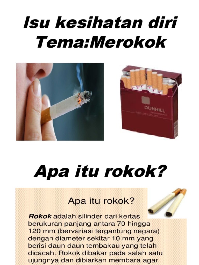 Kesan Merokok dan Ketagihan Nikotin | PDF