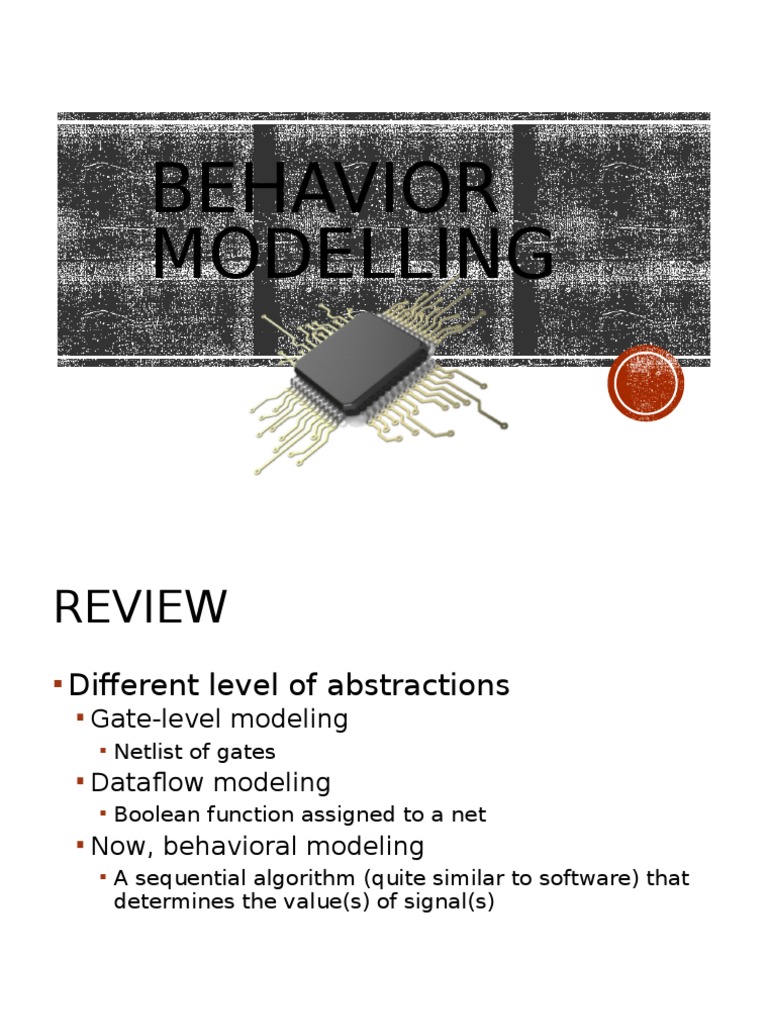 4 Behvioral | PDF | Control Flow | Subroutine