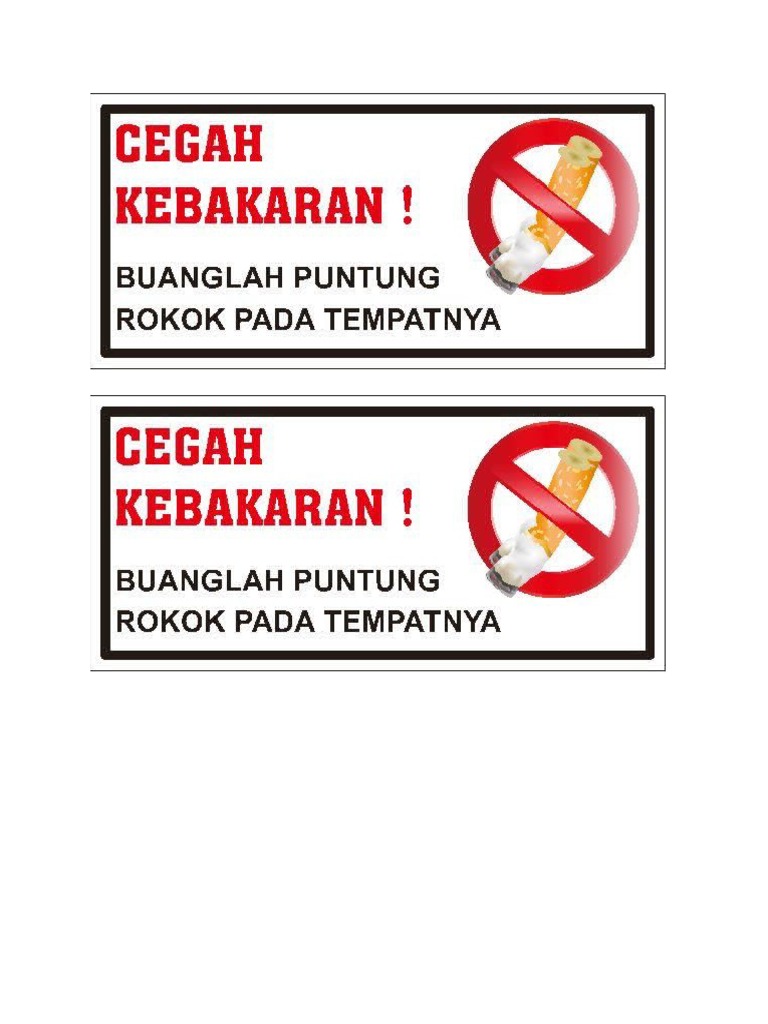 Buang Puntung Rokok | PDF