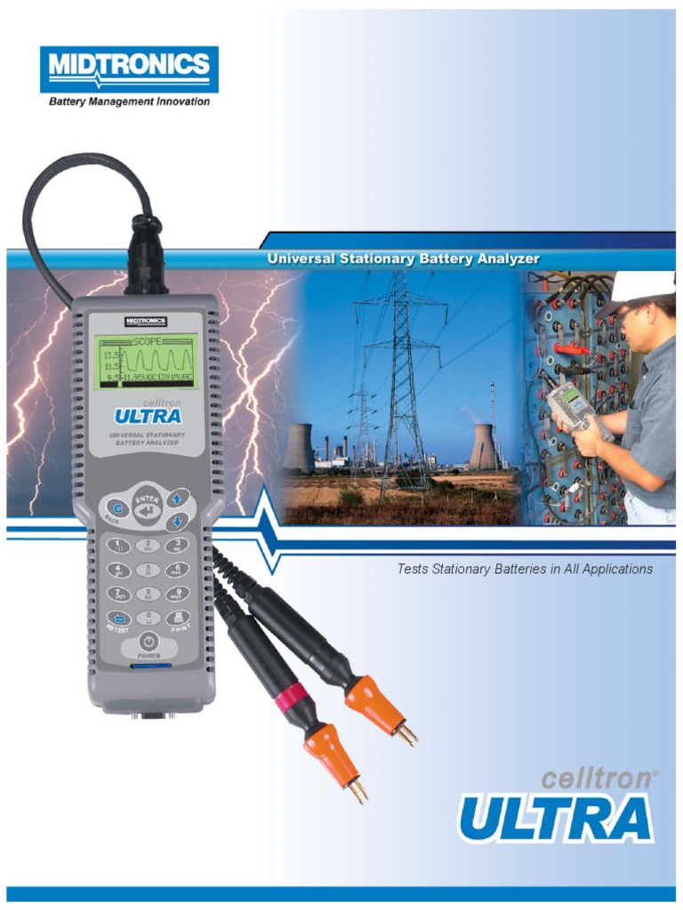 Midtronics CTU-6000 Micro CellTron Ultra Battery Analyzer, 41% OFF