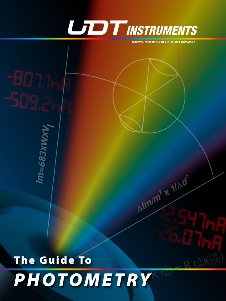 Photometry for Light Measurement Experts | PDF | Psychophysics | Sensor