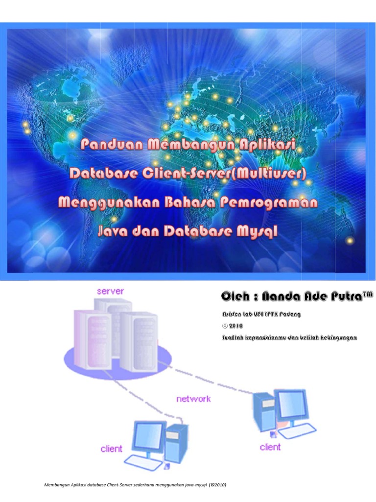 Panduan Membangun Aplikasi Database Client-Server Menggunakan Java ...