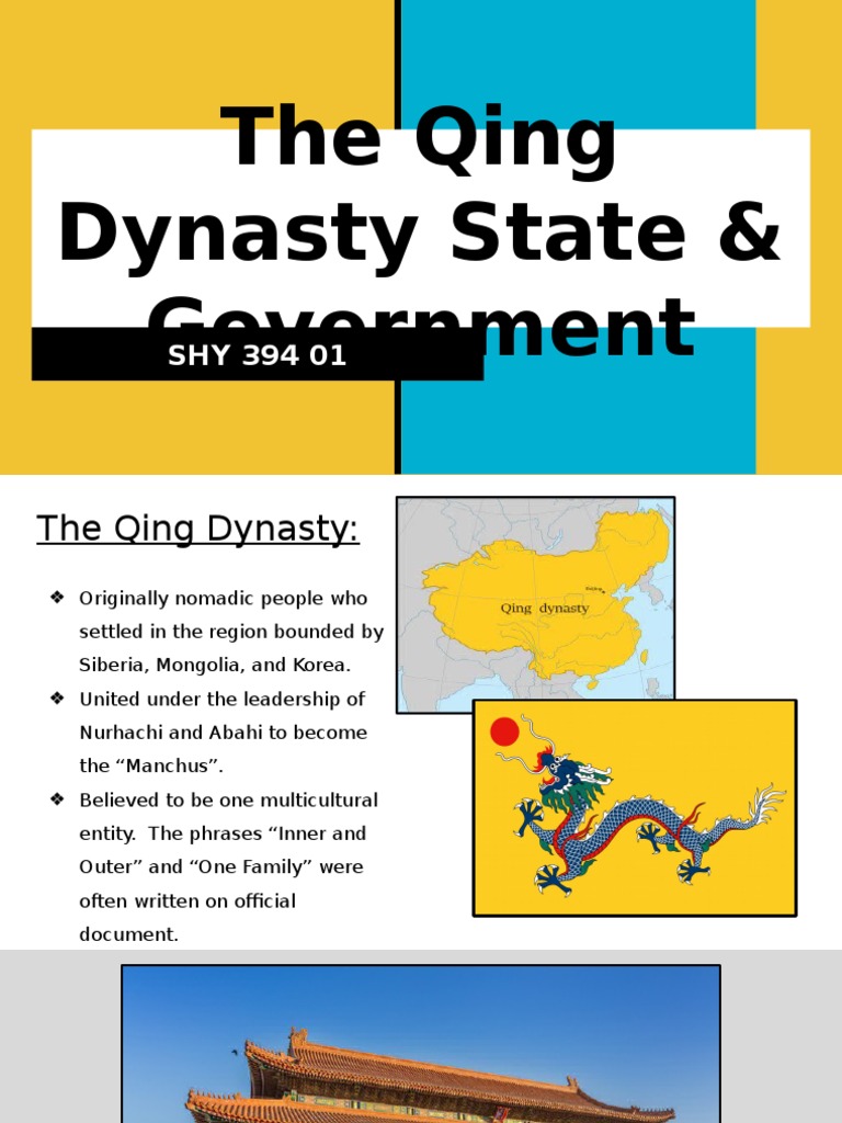 State and Government | PDF | Qing Dynasty | Imperial China
