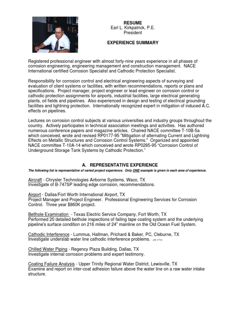 ELK Resume | PDF | Corrosion | Pipeline Transport