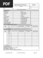 Pre-Check List For Motor Solo Run | PDF | Physical Quantities ...