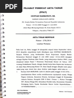 Contoh Akta - Surat Kuasa Membebankan Hak Tanggungan (SKMHT) | PDF