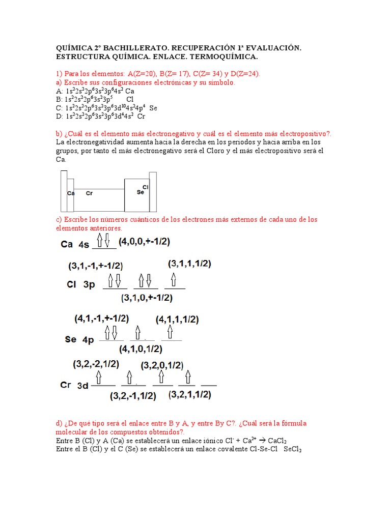 Recp 1 Eval Resuelto | PDF | Polaridad química | Enlace químico