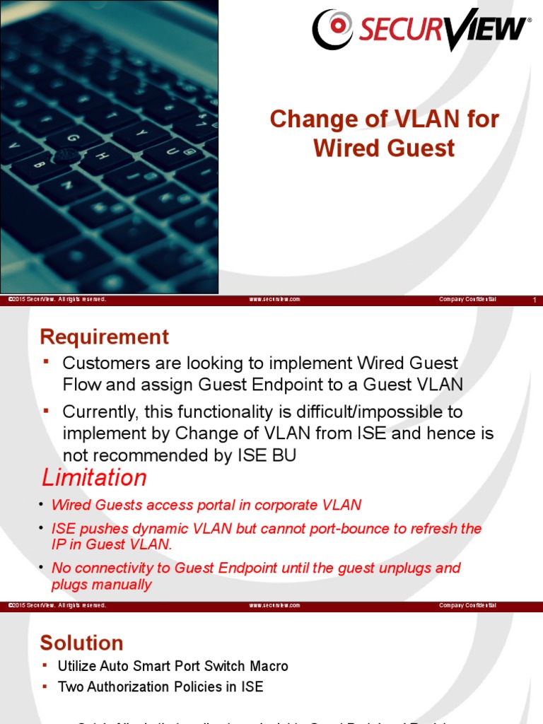 Change of VLAN For Wired Guest | PDF | Communications Protocols ...
