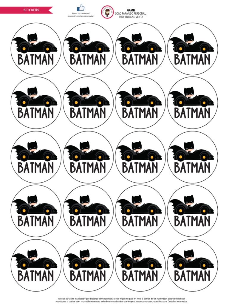 Stickers BATMAN | PDF