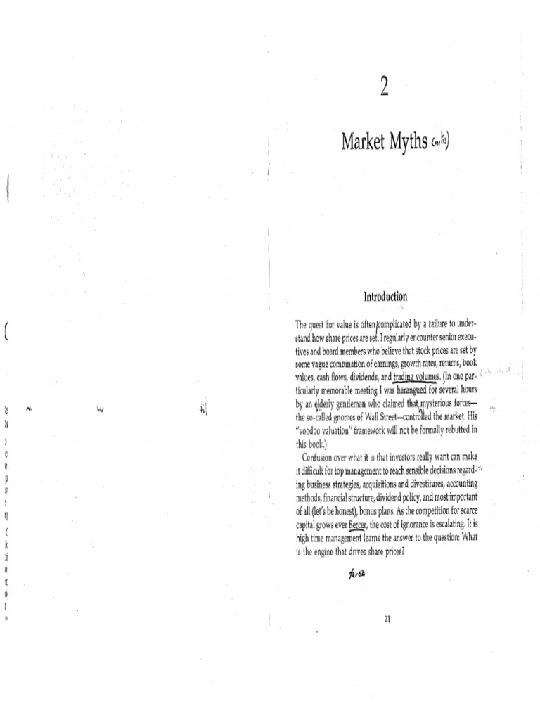 Bennett Stewart G - The Quest For Value The EVA Management Guide - Cap 2 PDF | PDF