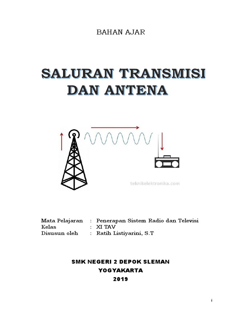 PSRT - SALURAN TRANSMISI Dan ANTENA PDF | PDF