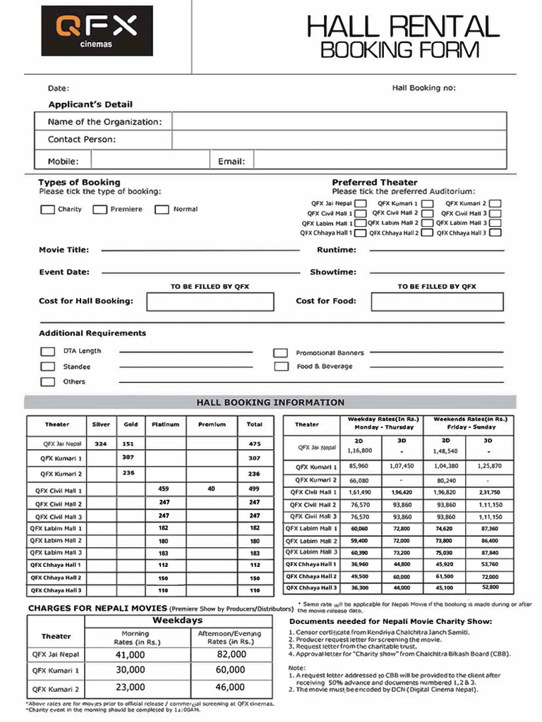 QFX Cinemas Jai Nepal, Kumari, Civil, Labim, Chhaya | PDF | Kathmandu ...