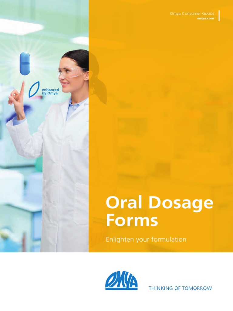 Oral Dosage Forms Brochure | PDF | Tablet (Pharmacy) | Pharmaceutical ...
