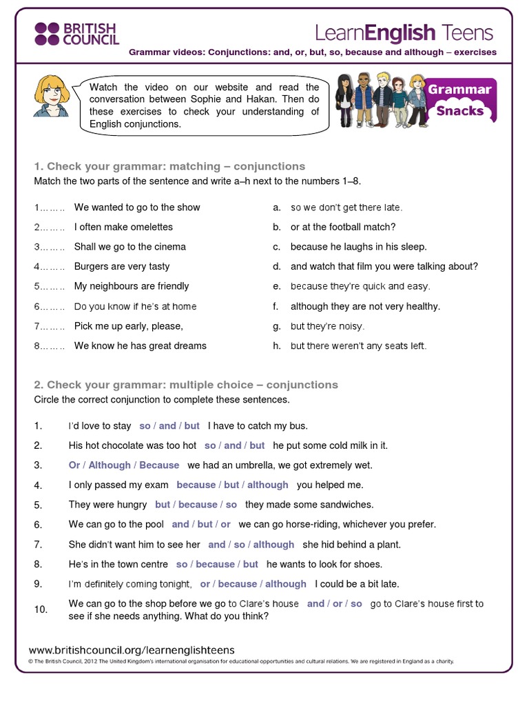 Conjunction Conundrums: Practice Identifying and Using Conjunctions in ...