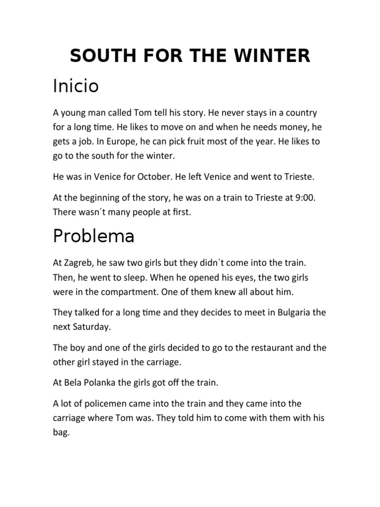 South For The Winter1 | PDF