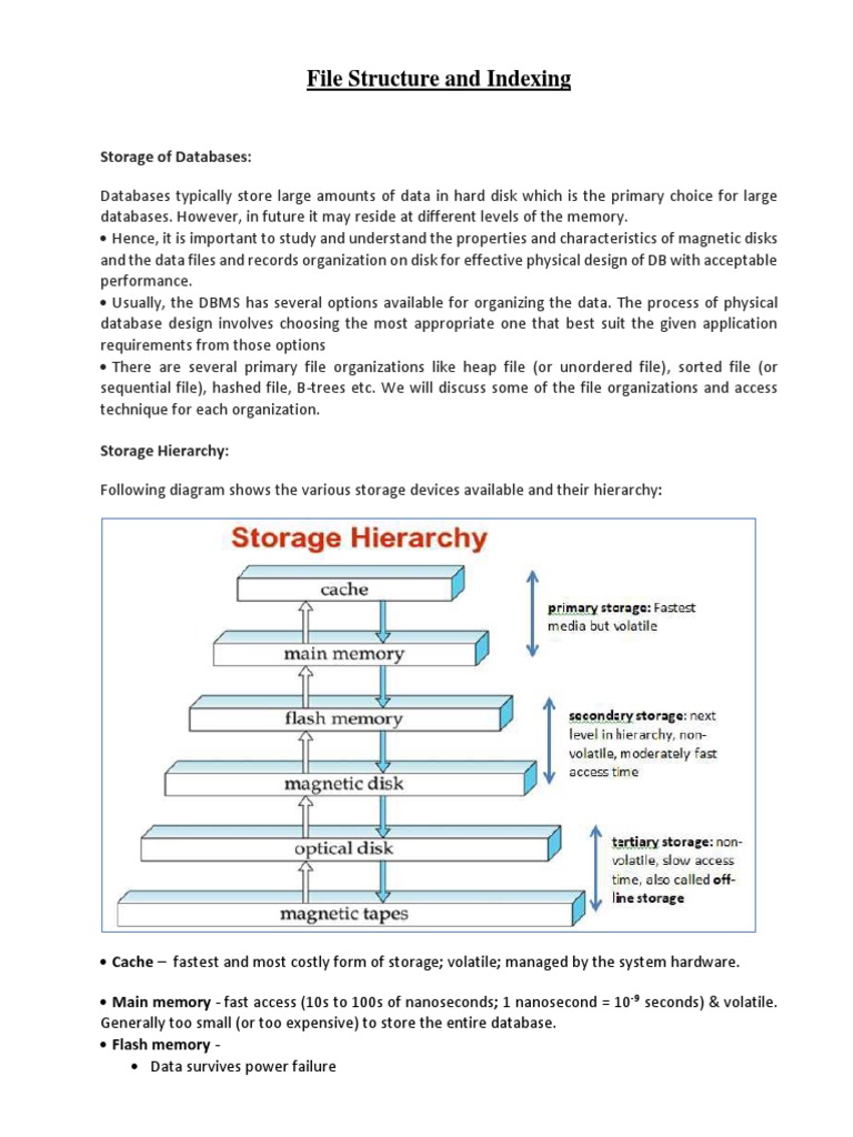 File Structure and Indexing | PDF | Database Index | Computer Data Storage