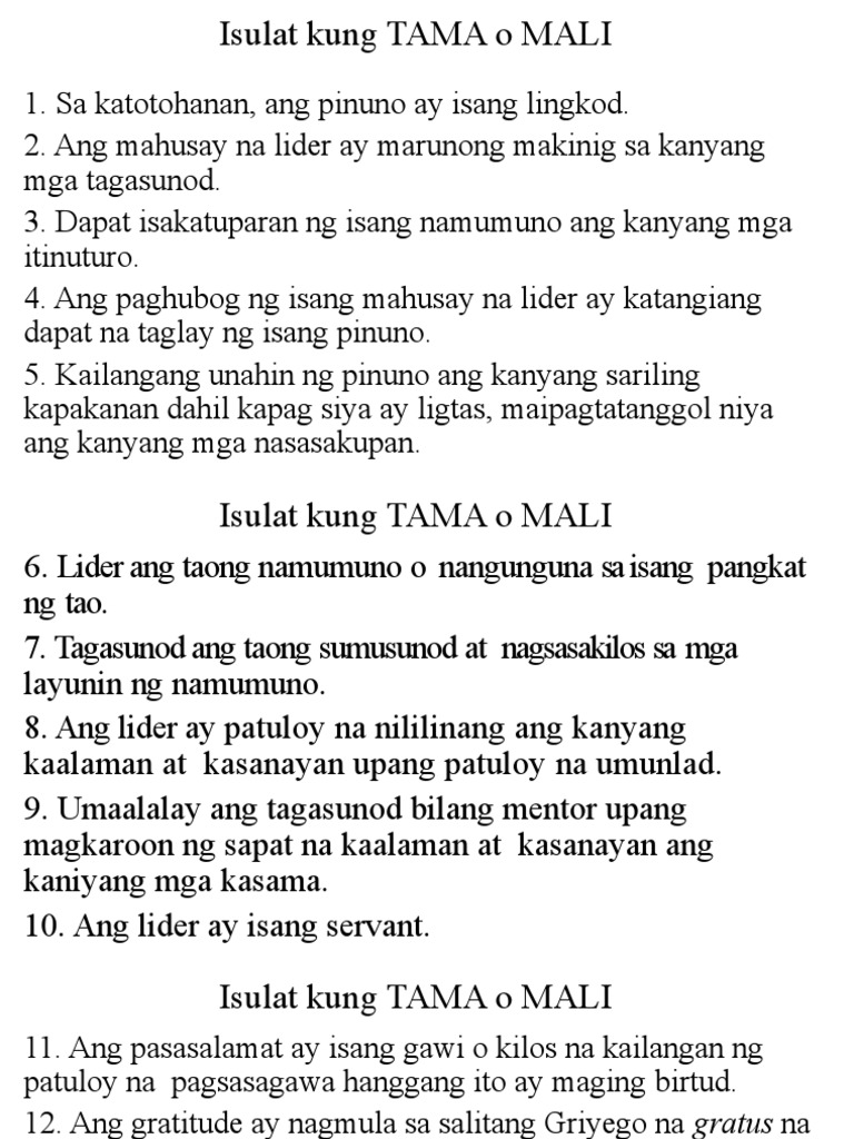 Kaniyang O Kanyang Ano Ang Tama | dekanyang