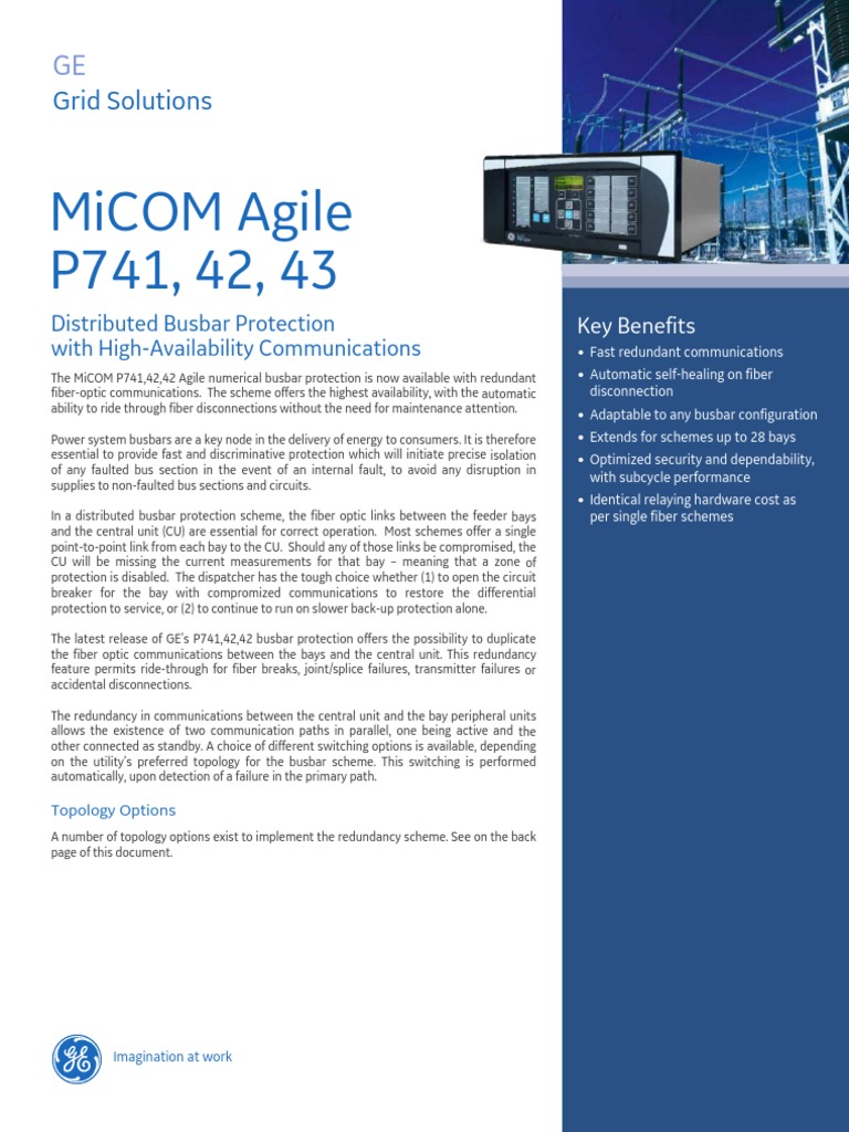 Micom Agile P741, 42, 43: Grid Solutions | PDF | Fiber Optic ...