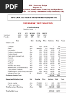 FS22 Yield and Profit Calculator (Excel) | PDF | Sugarcane | Wheat