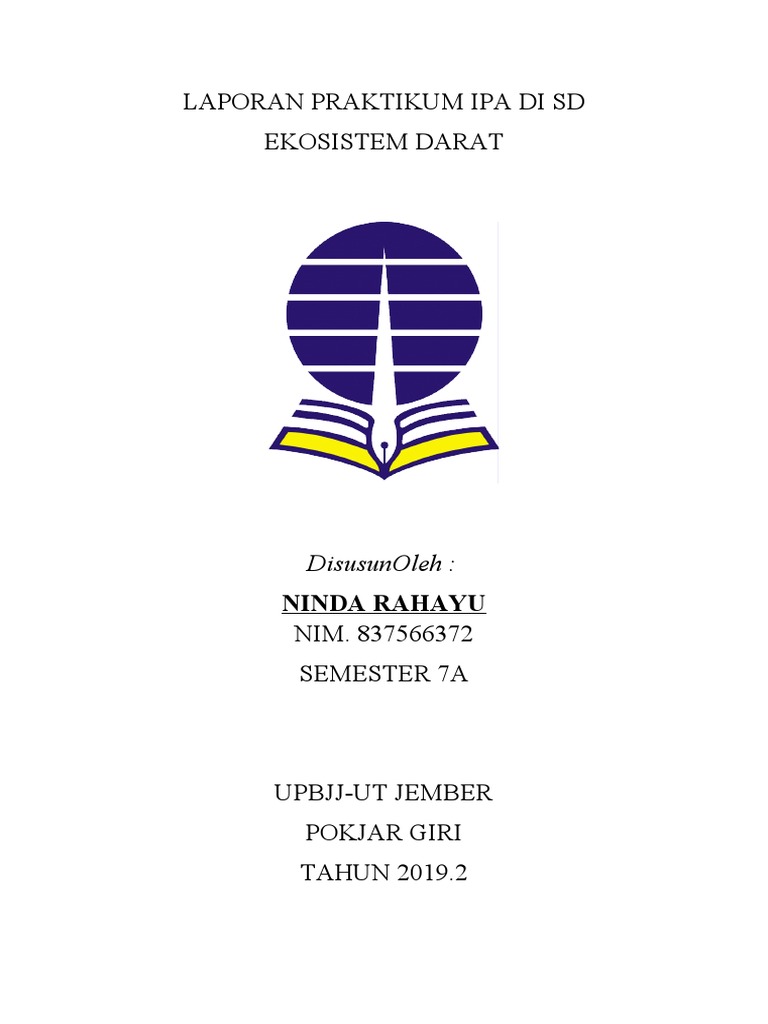 Cover Laporan Praktikum Ipa Di SD | PDF