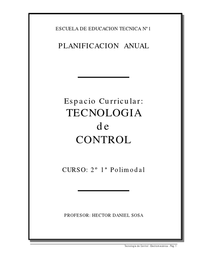 Tecno Control em | PDF | Sistema de control | Automatización