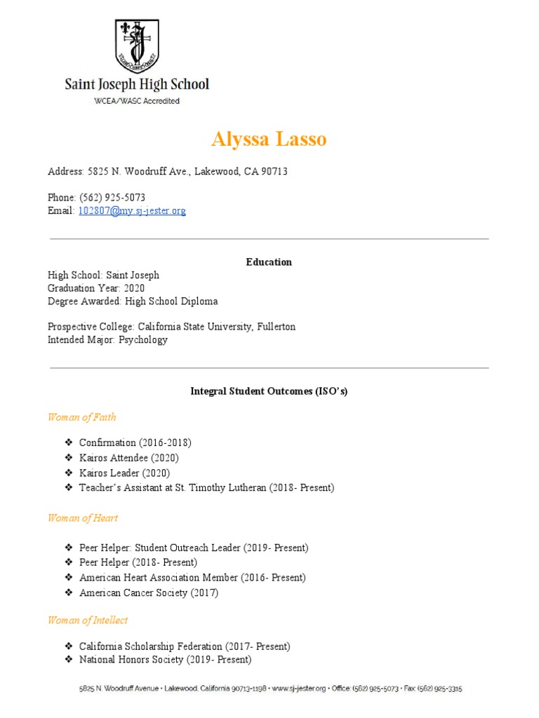 Senior Capstone Resume | PDF
