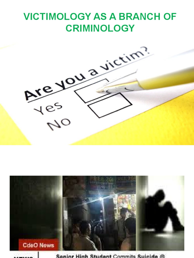 Victimology As A Branch of Criminology | PDF | Mental Disorder | Violence