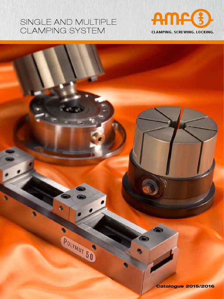 Catalogue Amf Single and Multiple Clamping Systems | PDF | Machining ...