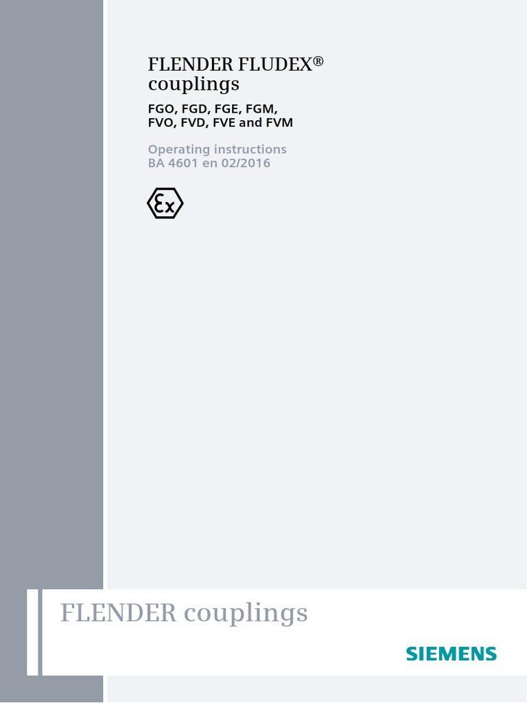 Flender Fludex® Couplings | PDF | Fuse (Electrical) | Engineering Tolerance