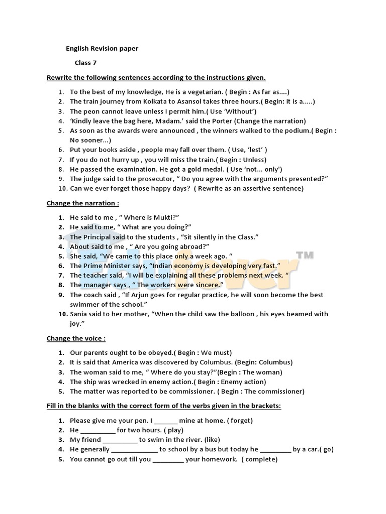 English Sample Paper 3 PDF | PDF | Language Arts & Discipline | Foreign ...