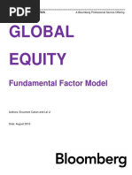 Axioma Worldwide Equity Risk Model | PDF | Risk | Investing