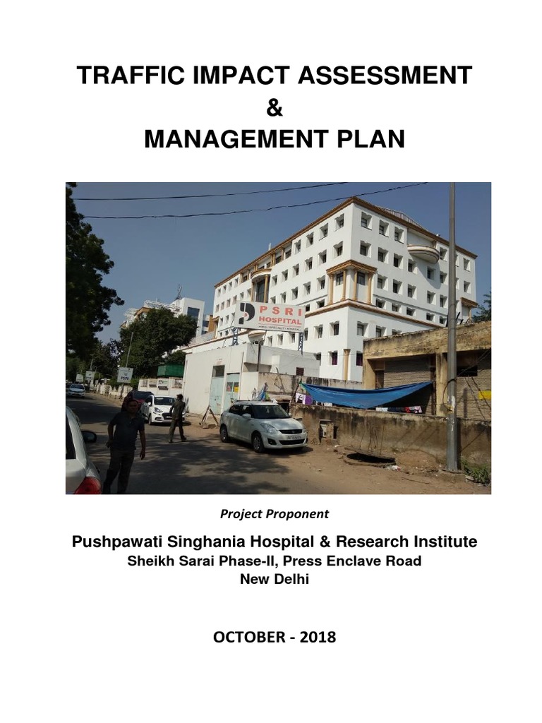 Traffic Impact Assessment & Management Plan: OCTOBER - 2018 | PDF ...