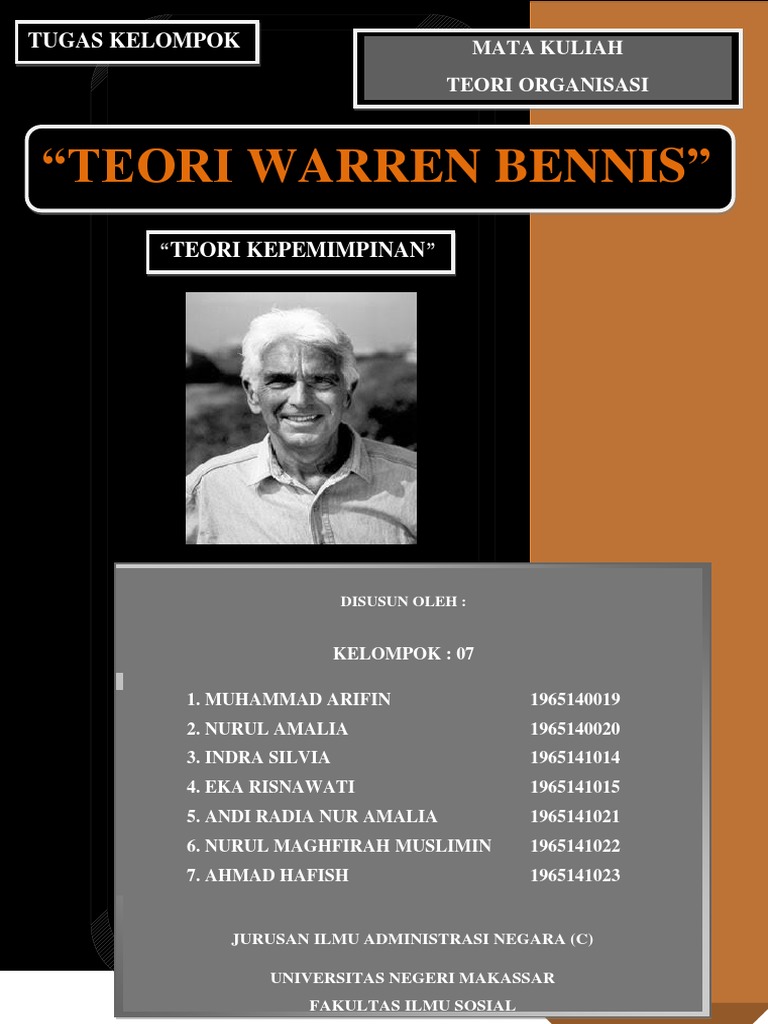 Teori Kepemimpinan Warren Bennis | PDF