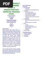 APQP PPAP Questionnaire | PDF | Evaluation | Business