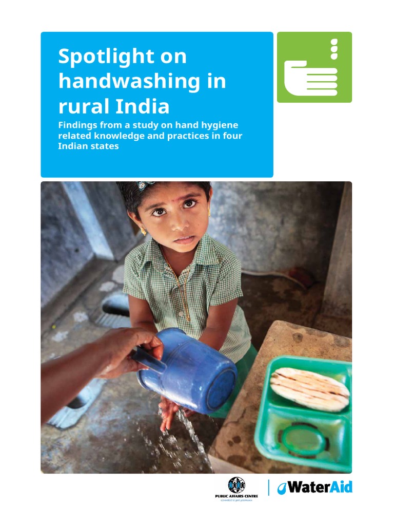 Spotlight On Handwashing in Rural India | PDF | Hand Washing | Hygiene