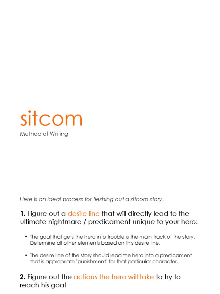 Sitcom: Method of Writing | PDF | Seinfeld | Jokes