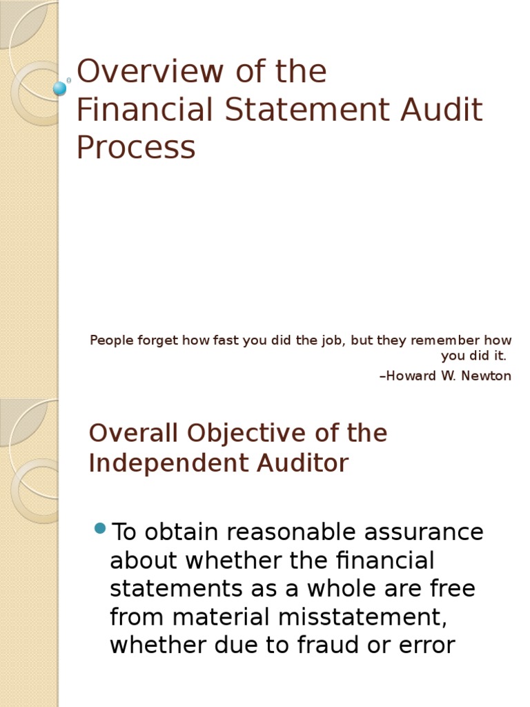 Audit Process | PDF | Financial Audit | Internal Control