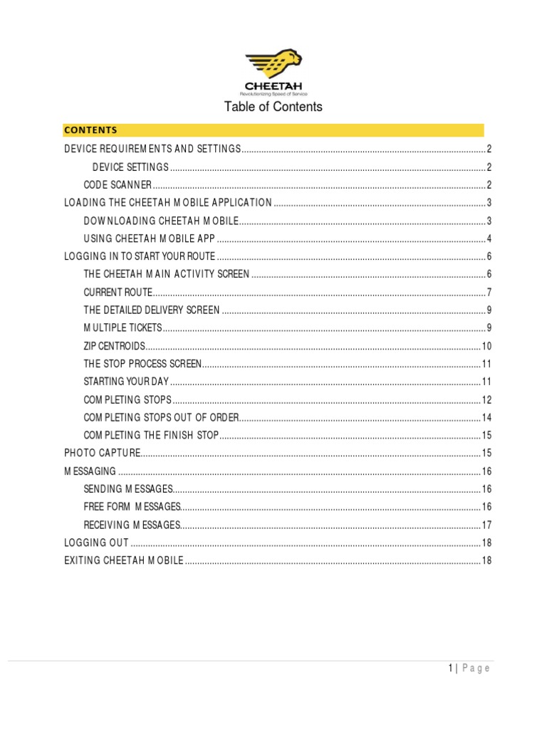 Cheetah Mobile Delivery User Guide | PDF | Qr Code | Mobile App