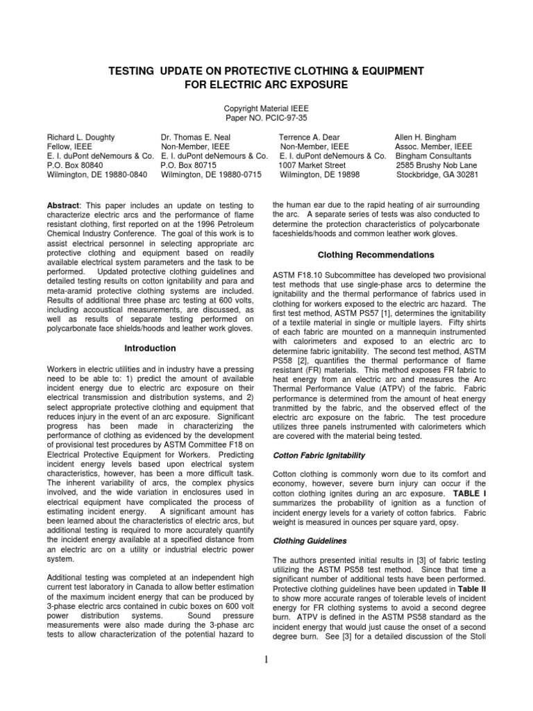 Clothing - Neal Document | PDF | Electric Arc | Microphone