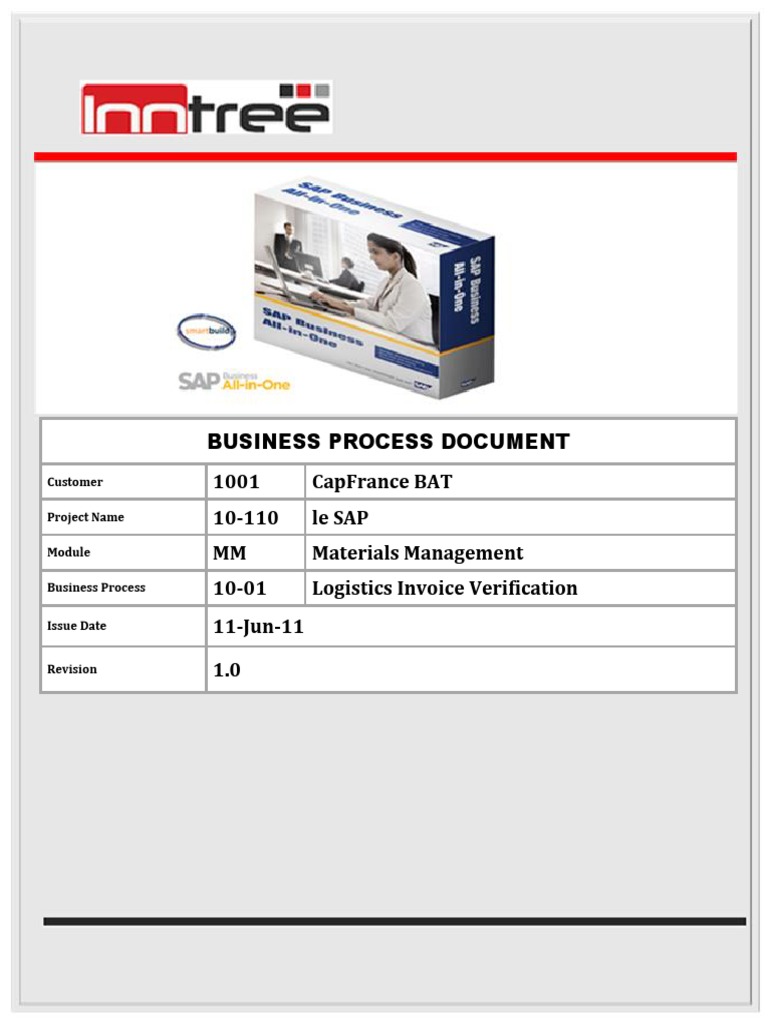 Logistics Invoice Verification in Sap The Process Manual | PDF | Ibm ...